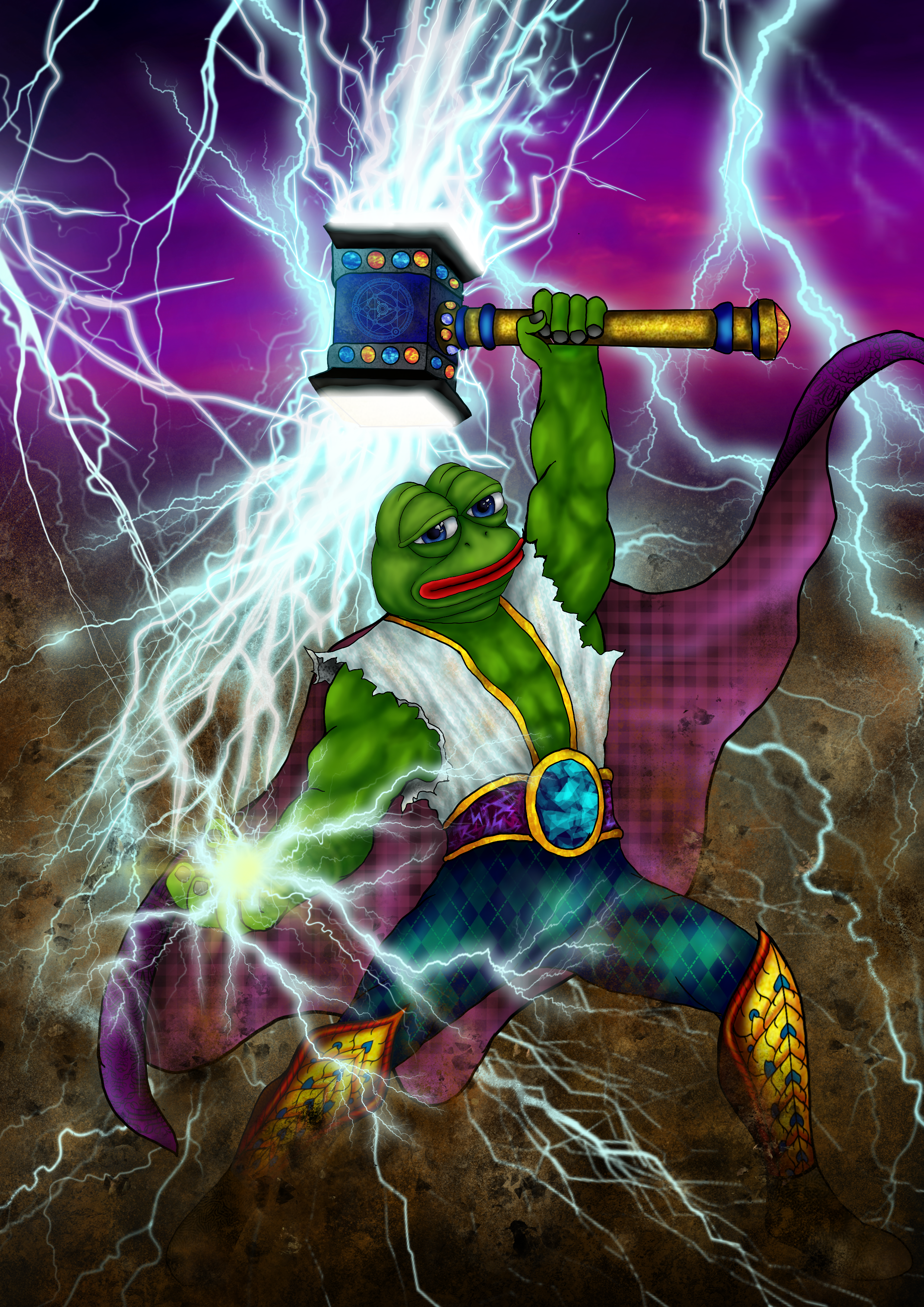 Pepe Thor god of thunder | Foundation