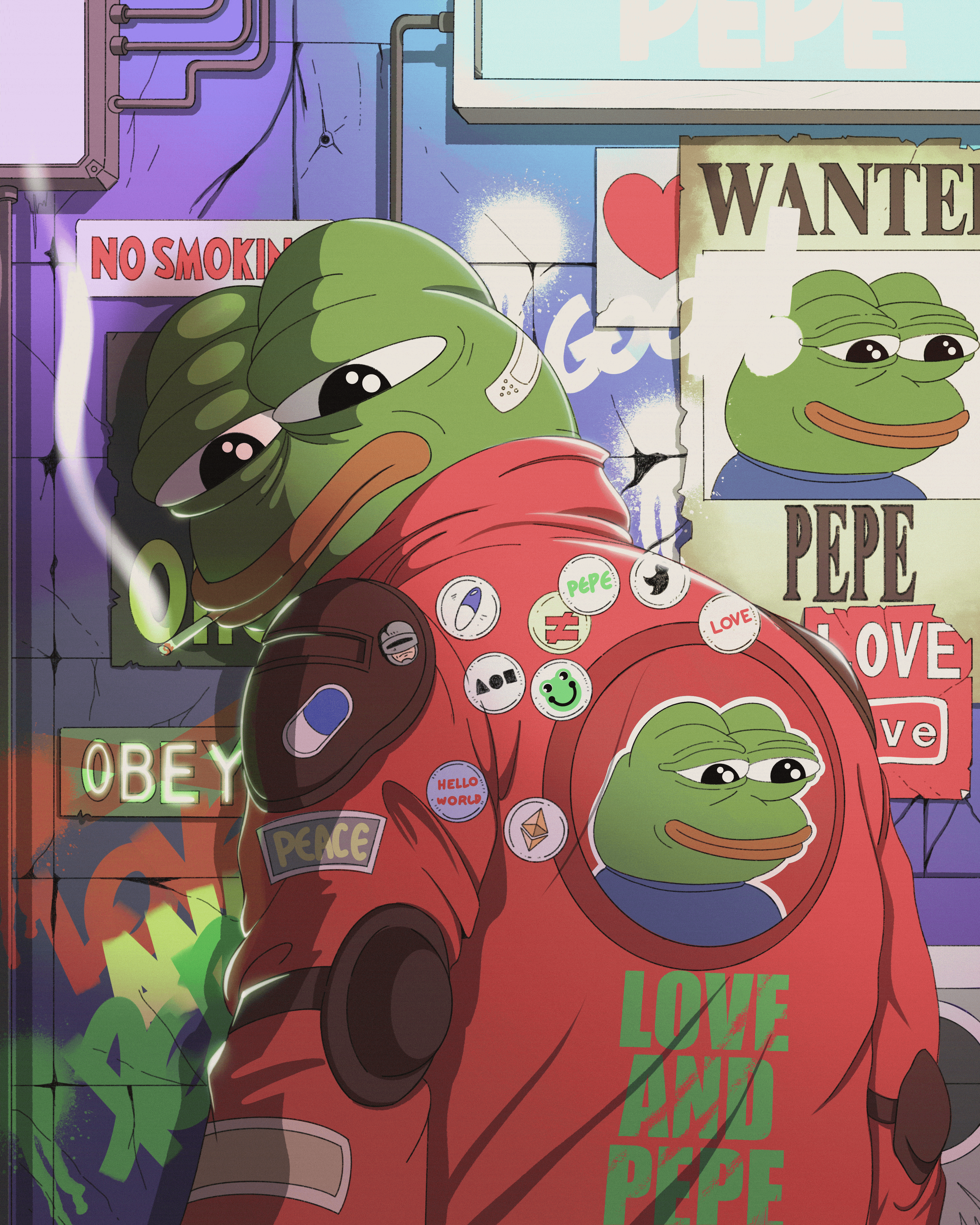 Pepe Punk : Love and Pepe | Foundation