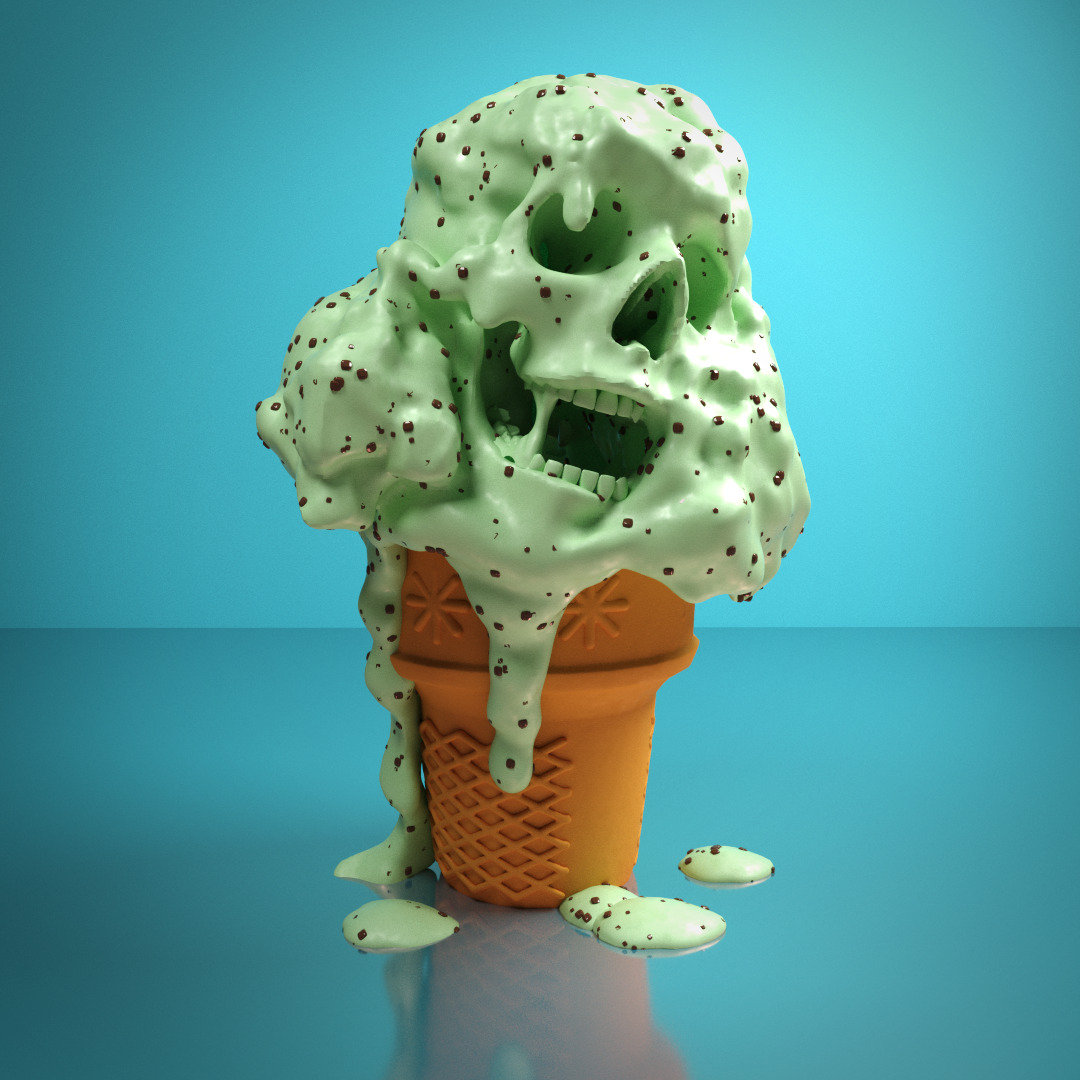 Melting Ice Cream of Death // Chocolate Mint | Foundation
