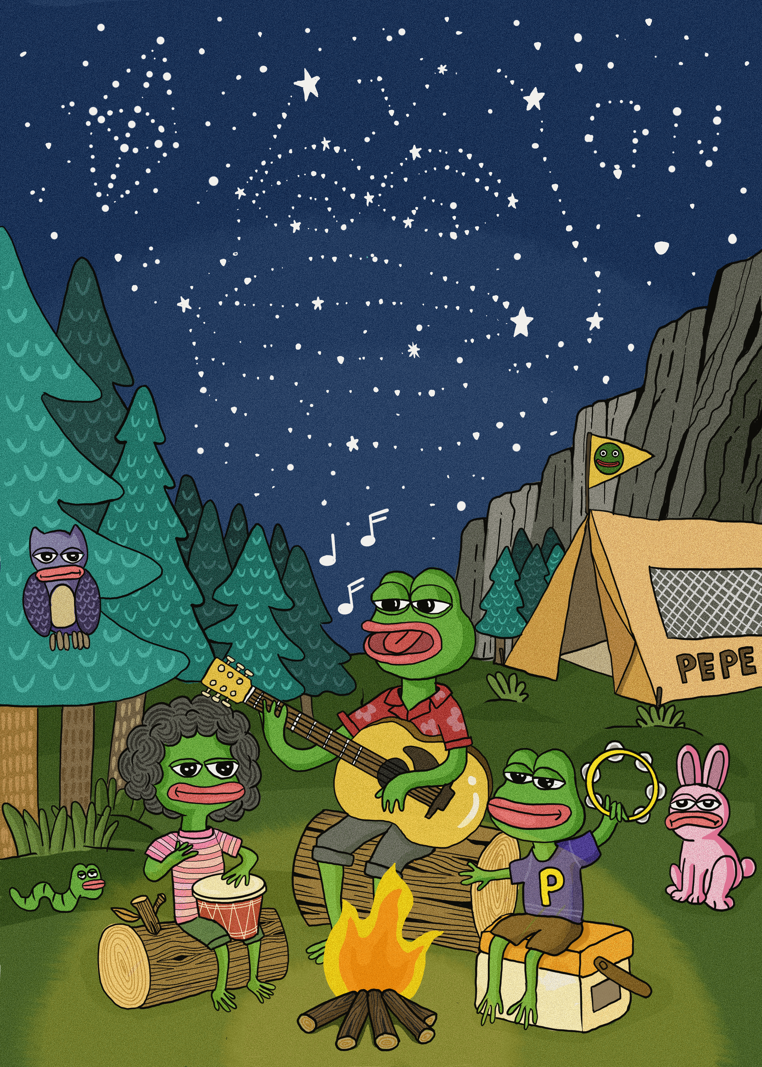 Camping under the sky with Pepe | Foundation