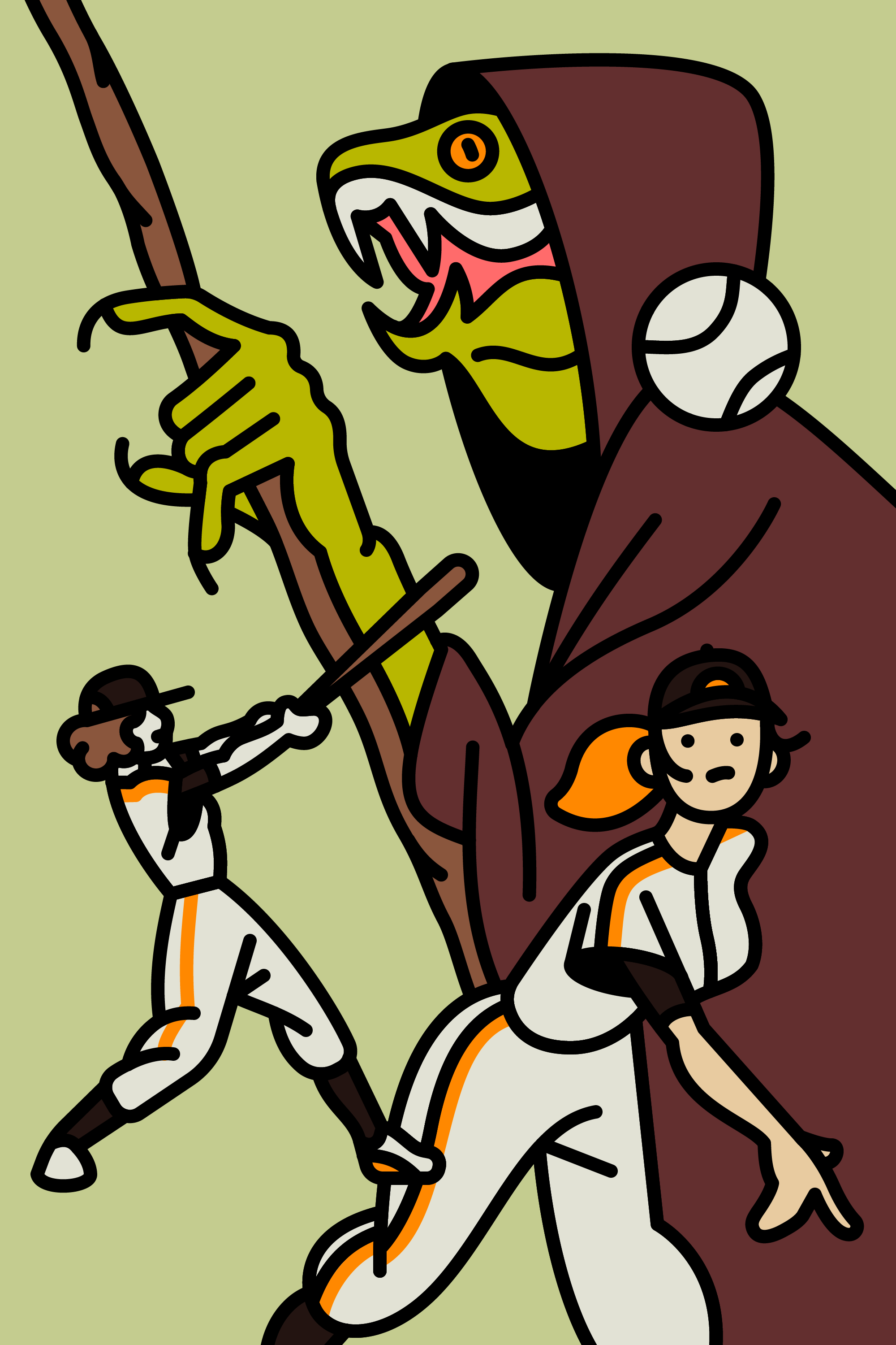 Snake cultist baseball | Foundation