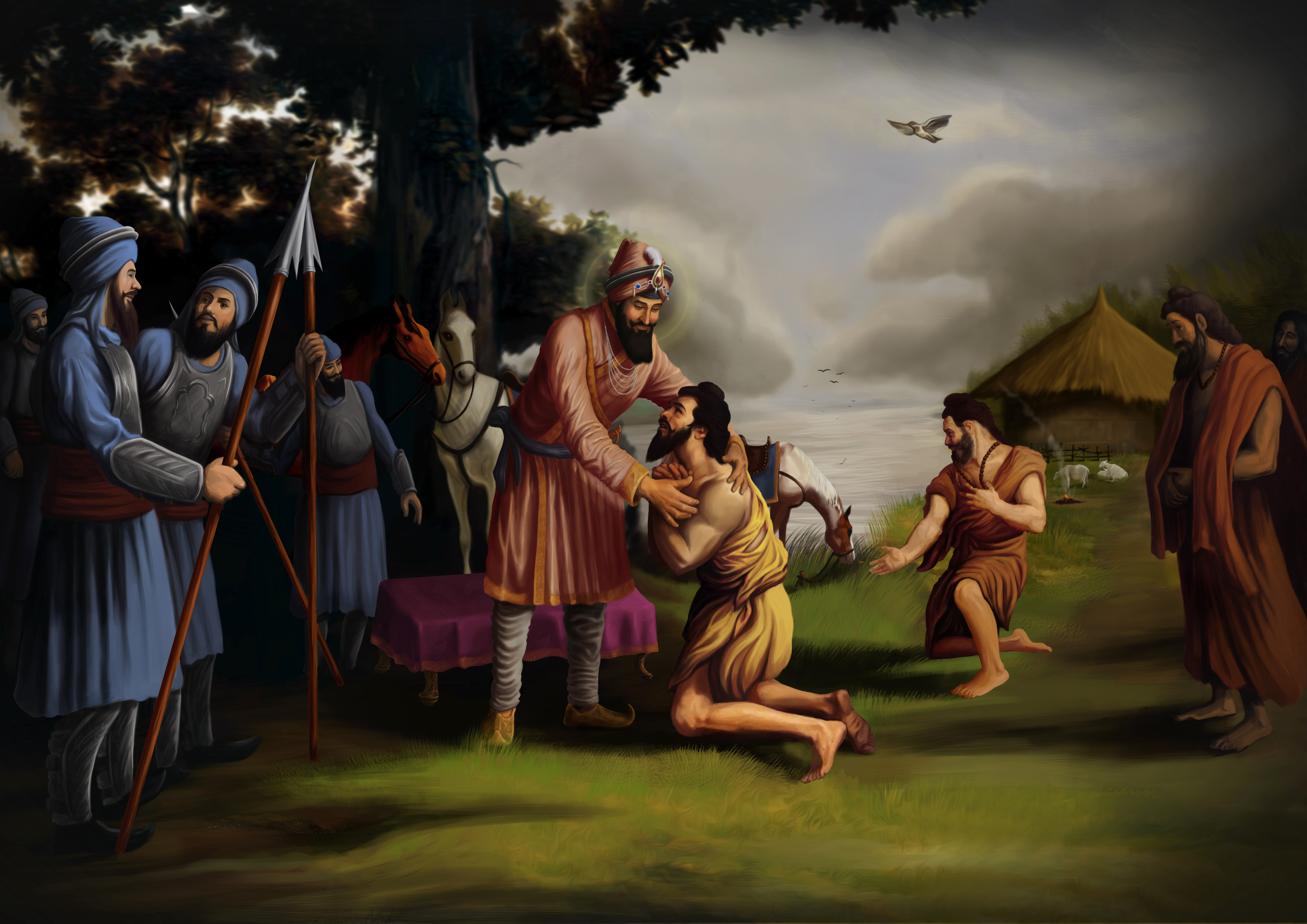 BANDA SINGH BAHADUR" MEETS "GURU GOBIND SINGH"☬ | Foundation