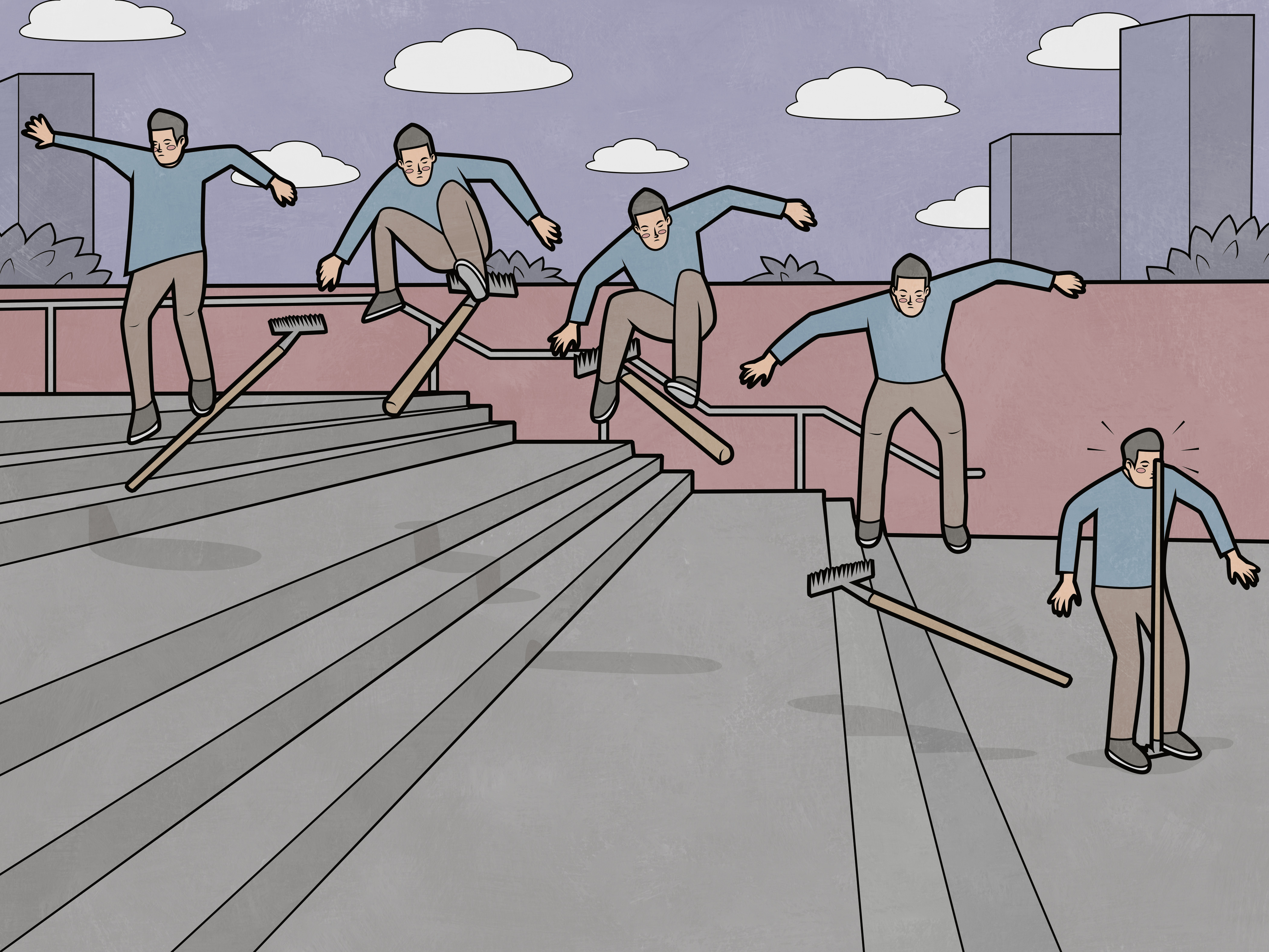 Jumping On A Rake Meme | Foundation