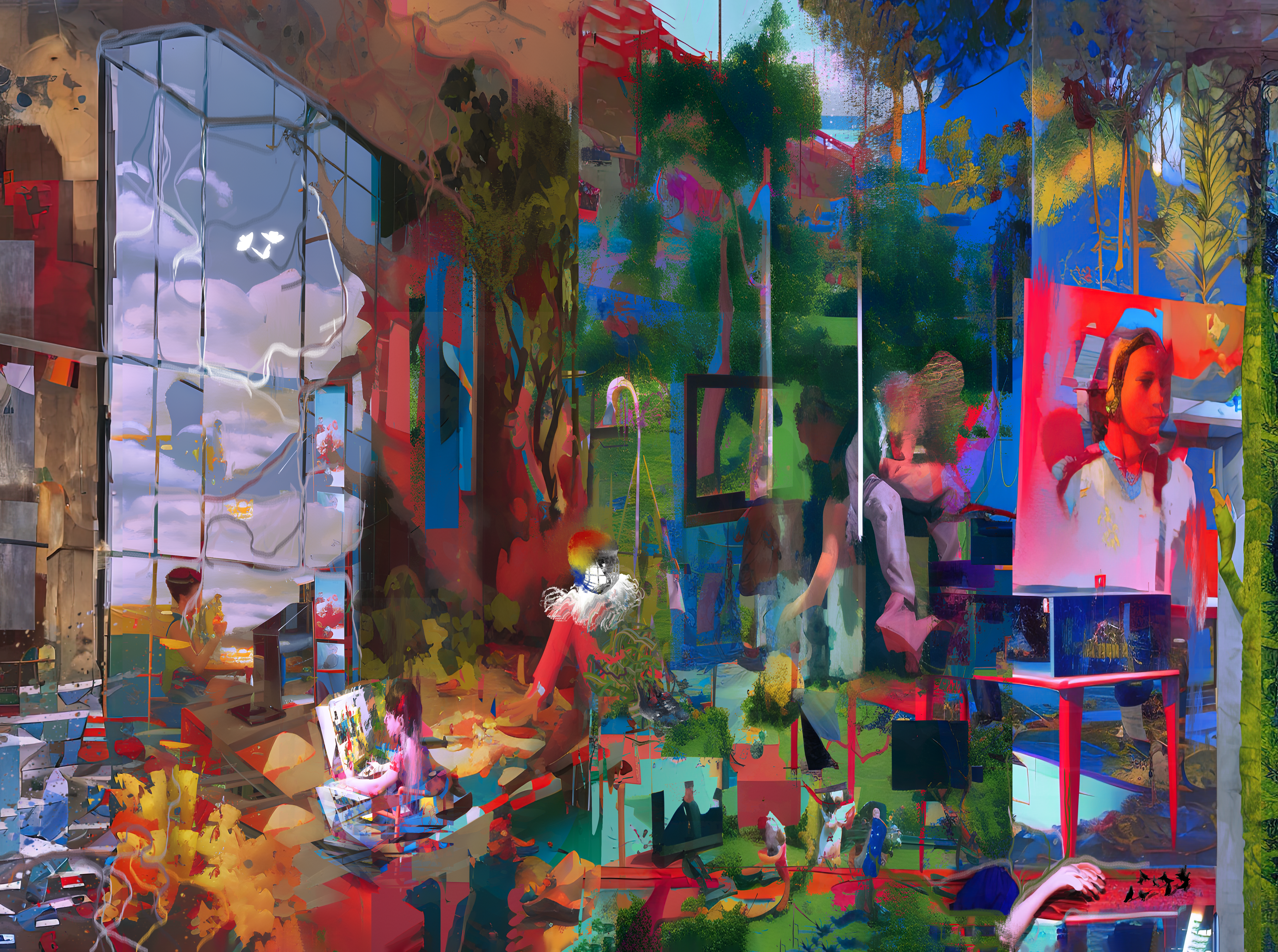 Artists come up with a concept for work | Foundation