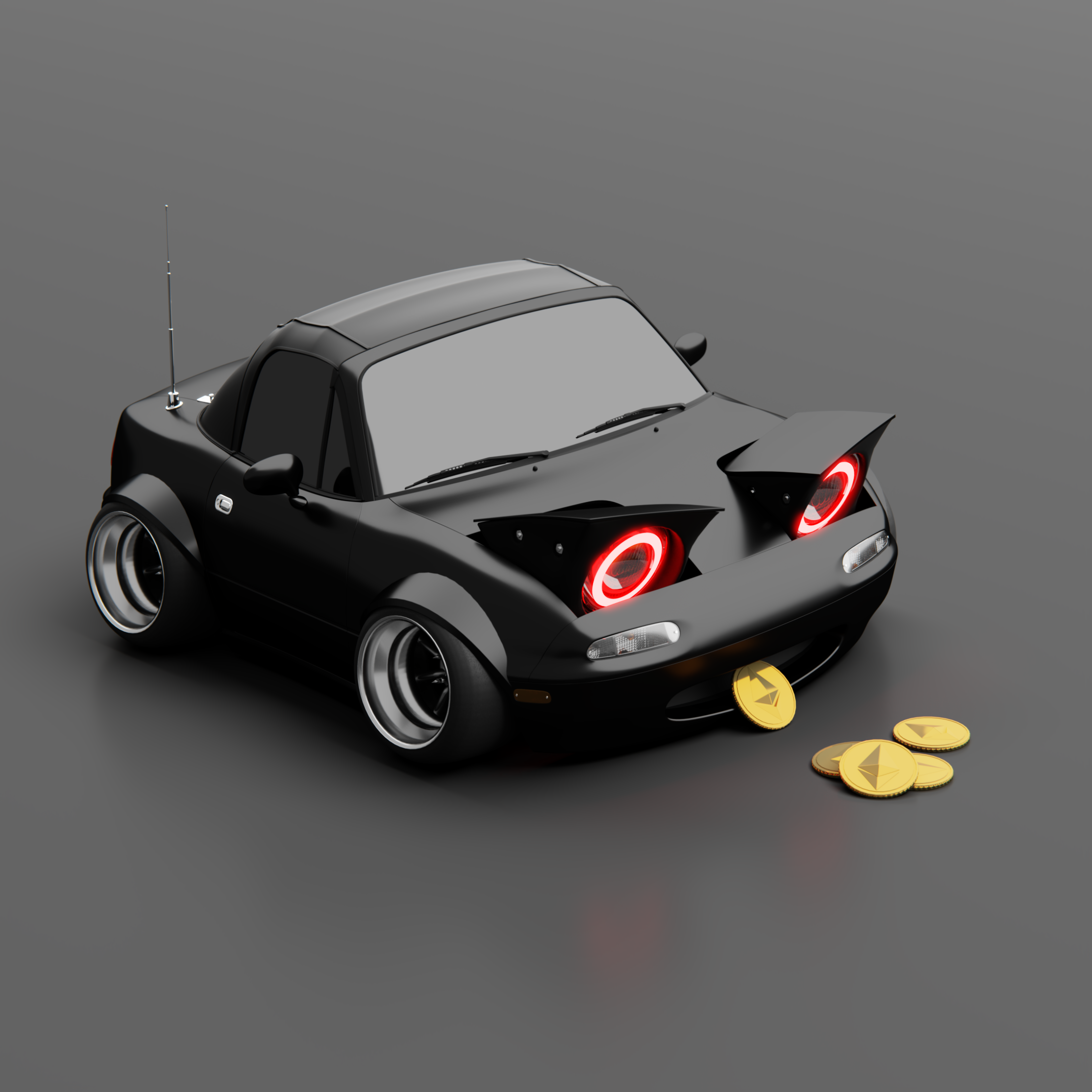 CARtoon Miata - (Black Edition) | Foundation