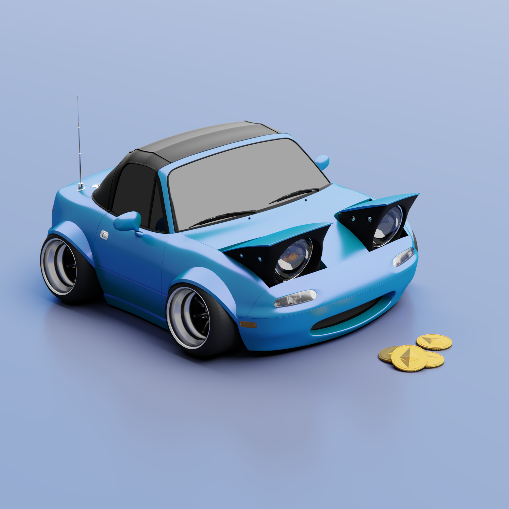 CARtoon Miata - (Blue Edition) | Foundation