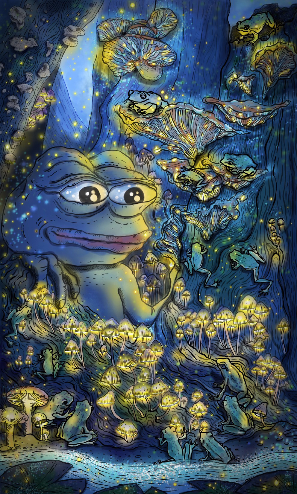 Pepe frog The Beginning of bedtime story | Foundation