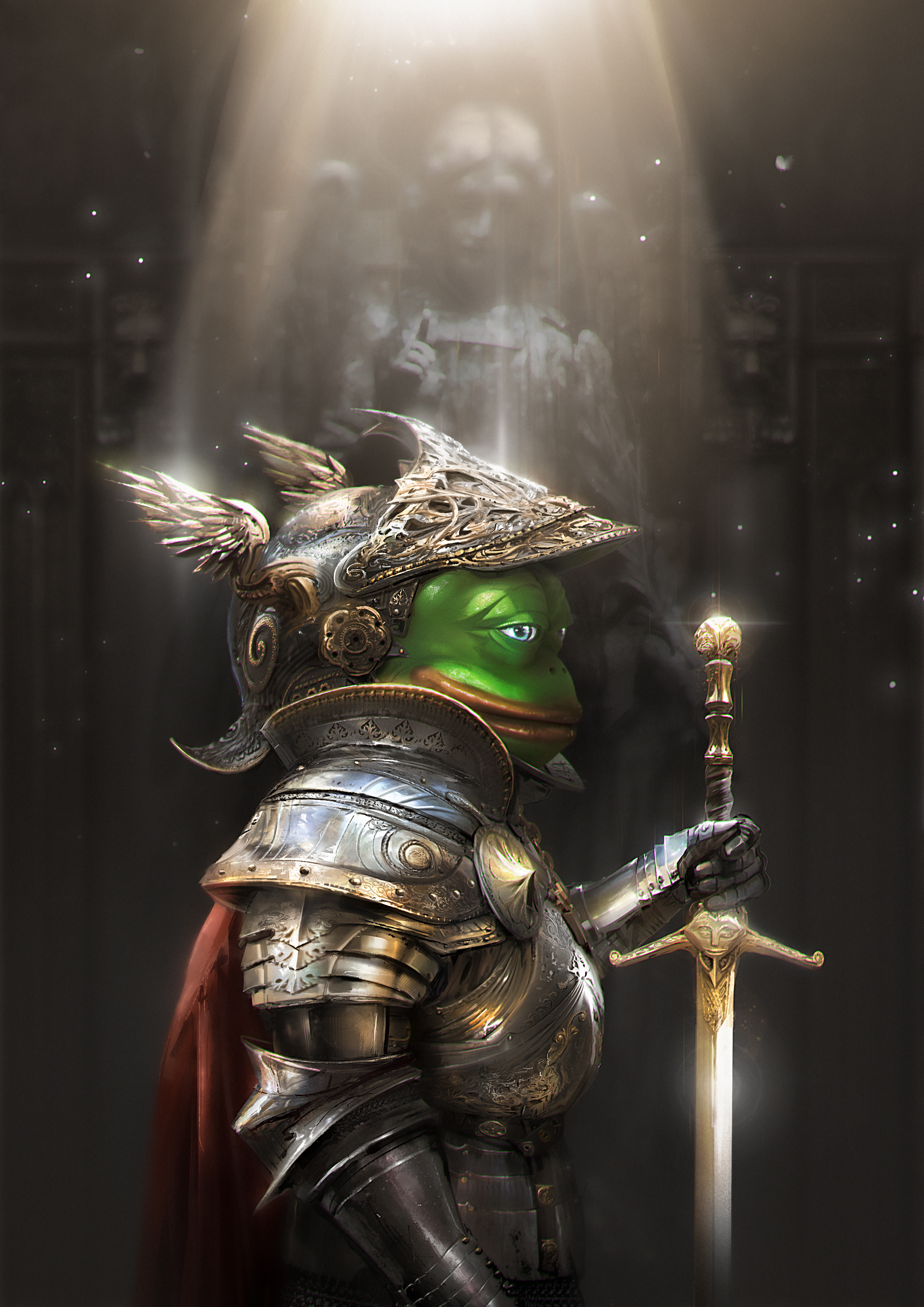 PEPE the HOLY FROG KNIGHT. | Foundation